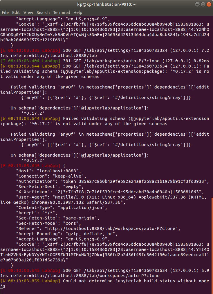 jupyter lab 启动后界面不正常 · Issue #1224 · neolee/pilot · GitHub