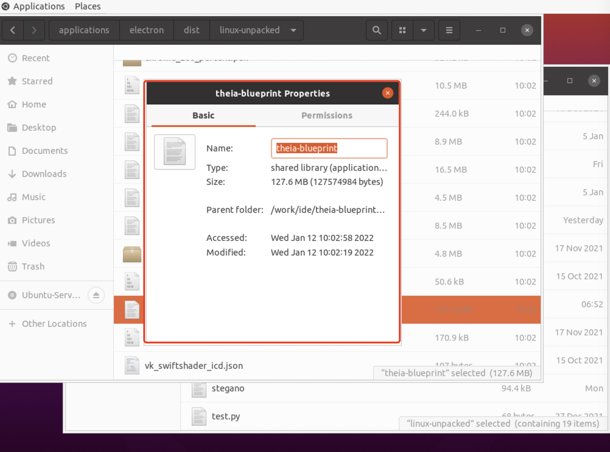 Can't open the packed theia-blueprint by double click on Linux · Issue #197 · eclipse-theia ...