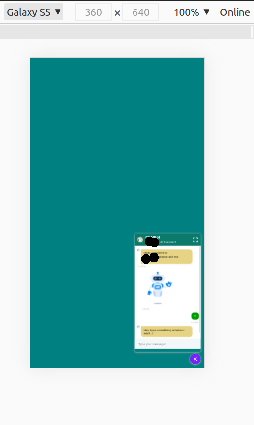 Responsiveness of the bot ui · Issue #294 · botfront/rasa-webchat · GitHub