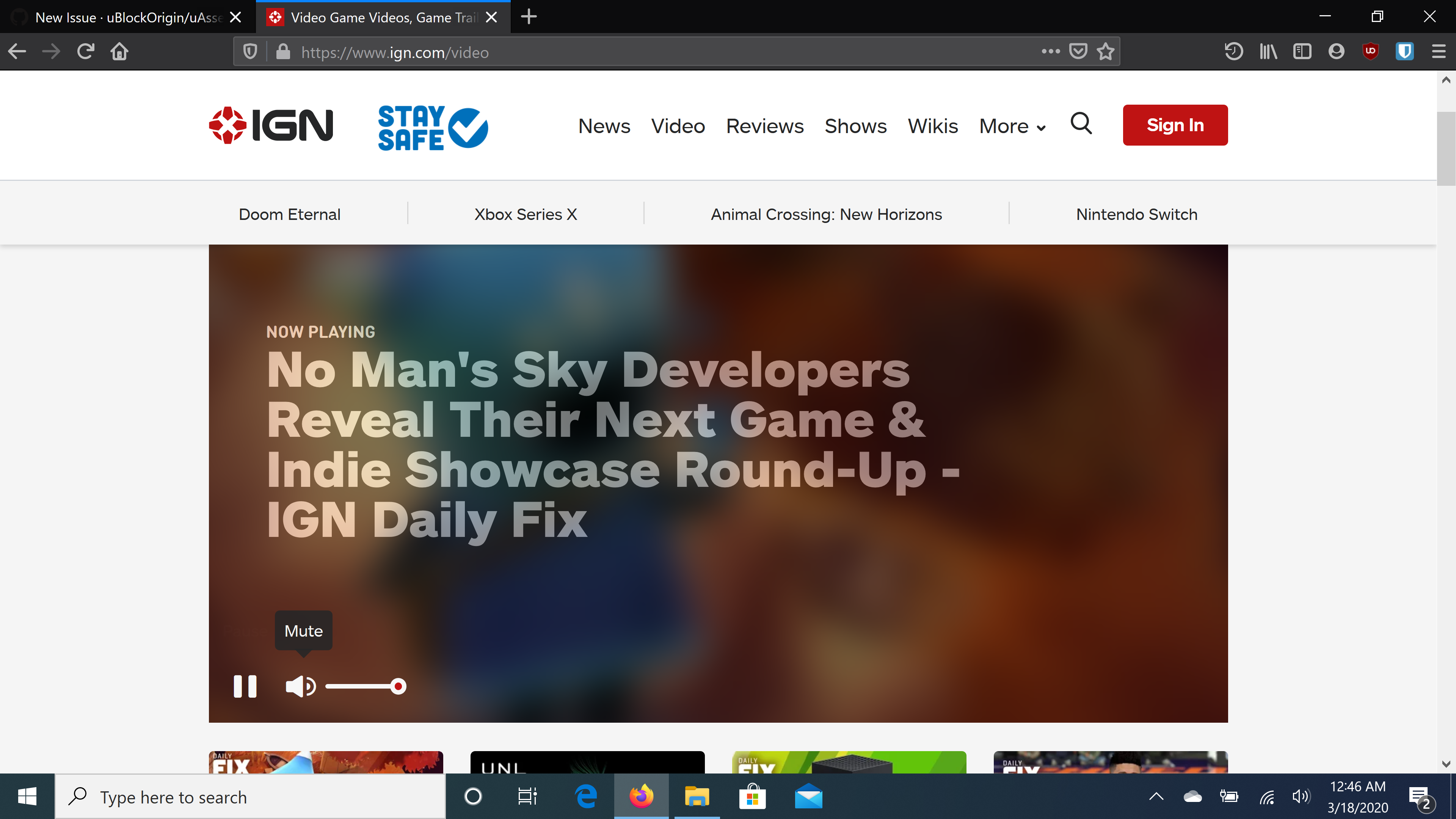ign.com video playback issue · Issue #7113 · uBlockOrigin/uAssets · GitHub