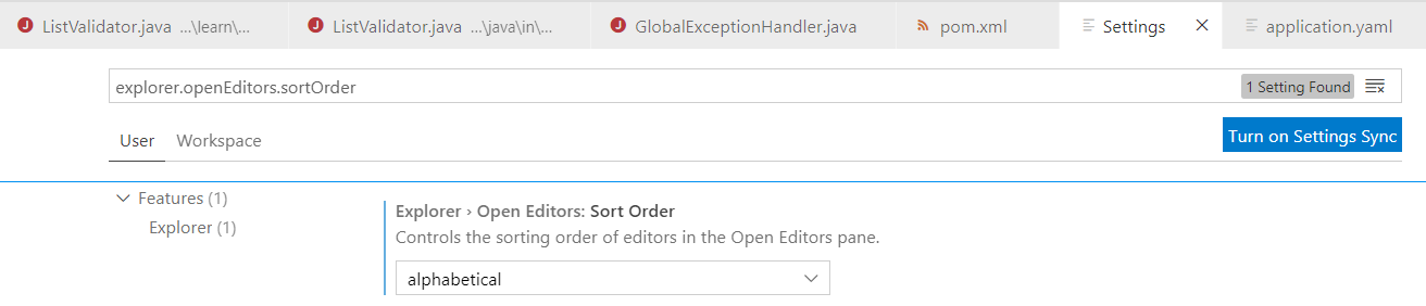 Sorting the tabs in VSCode IDE · Issue #135564 · microsoft/vscode · GitHub