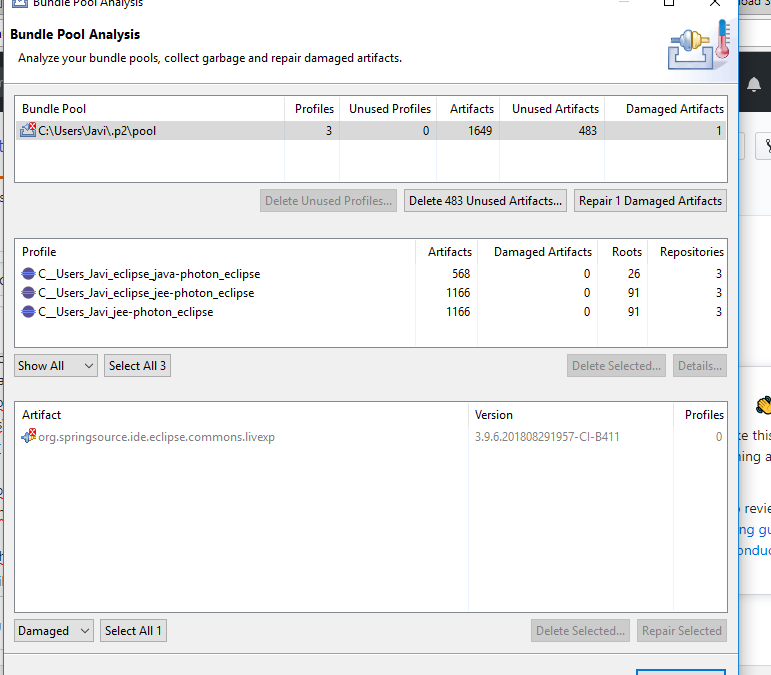 An error occurred during the org.eclipse.equinox.internal.p2.engine.phases.CheckTrust phase ...