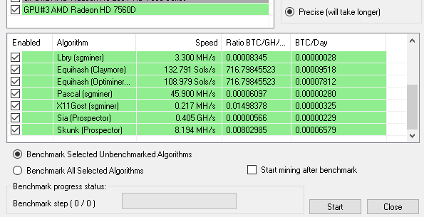 Benchmarking problems · Issue #958 · nicehash/NiceHashMiner · GitHub
