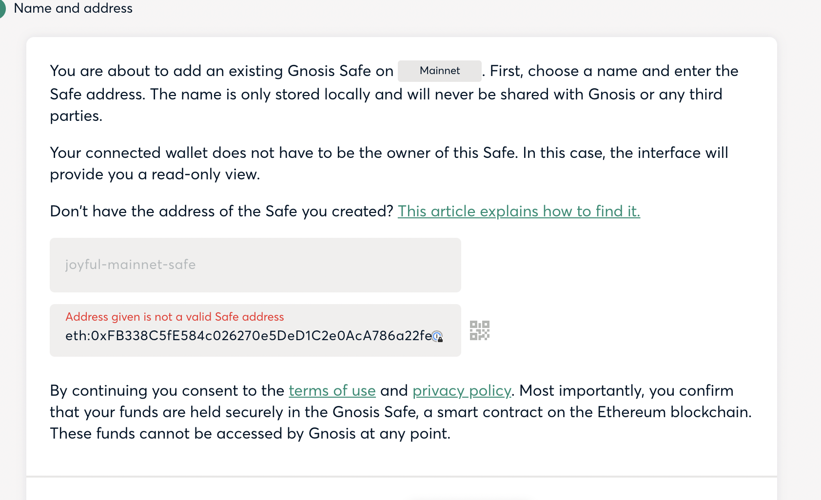 Wrong ENS name recognition on mainnet during loading safe · Issue #3032 · 5afe/safe-react · GitHub
