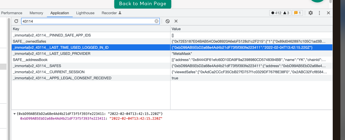 Not existed safe is opened as default after switching network from Rinkeby to avalanche · Issue ...