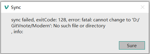 Git Sync不支持路径中有空格的笔记本 · Issue #1554 · vnotex/vnote · GitHub