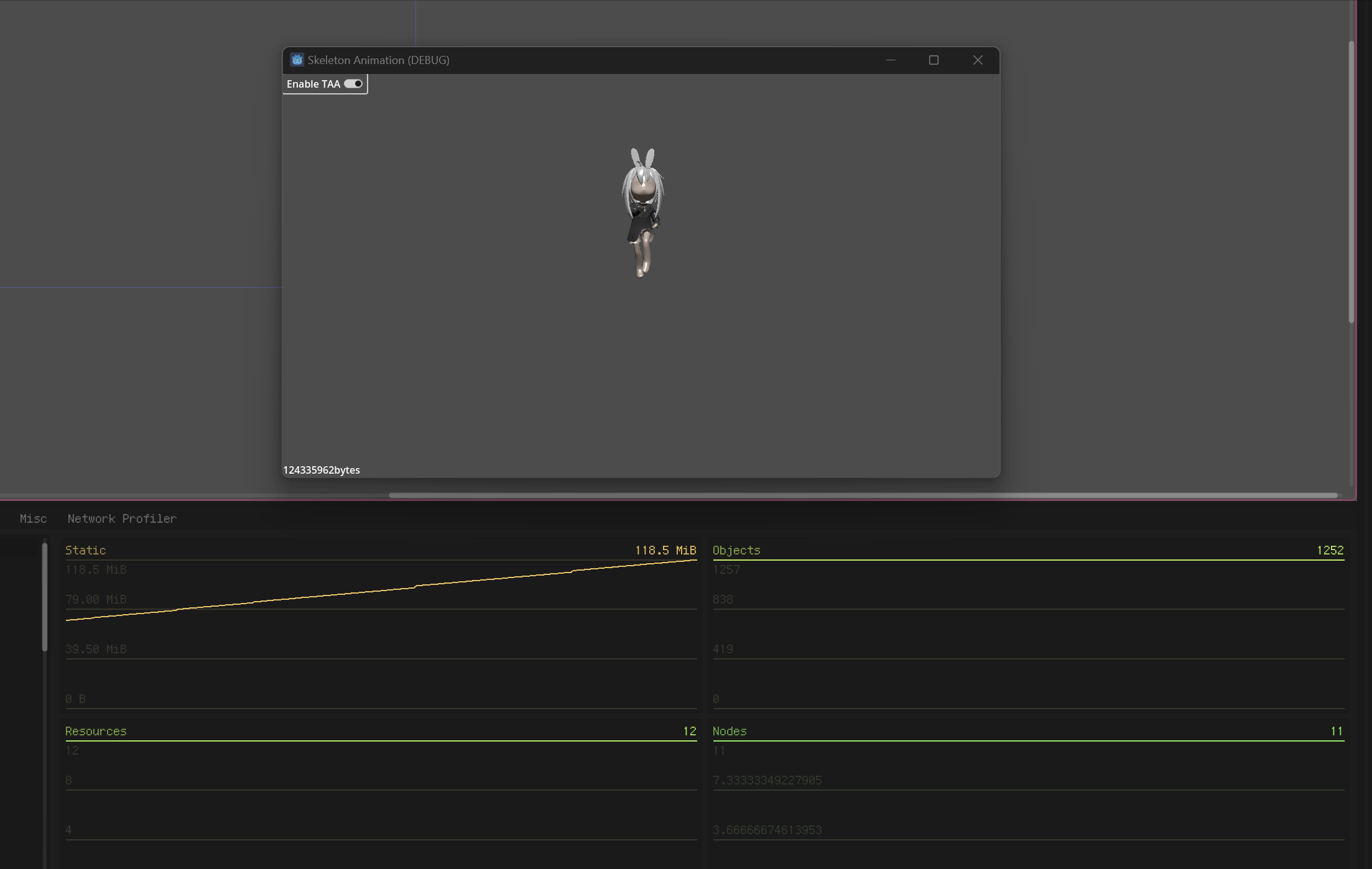 Memory leaks when playing 3d skeleton animation while TAA or FSR2.2 is enabled · Issue #82446 ...