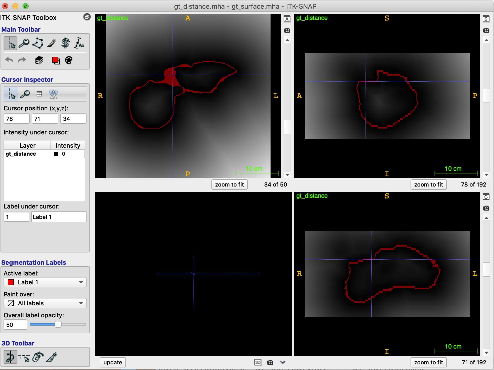 Inconsistency in distance measures in segmentation evaluation notebook ...