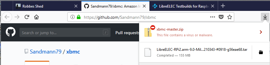 Malware contaminated xbmc-master.zip !? · Issue #166 · Sandmann79/xbmc ...