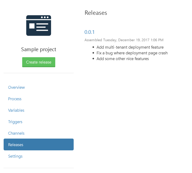 Add Release Notes To The Releases Page · Issue 4111 · Octopusdeployissues · Github 9160