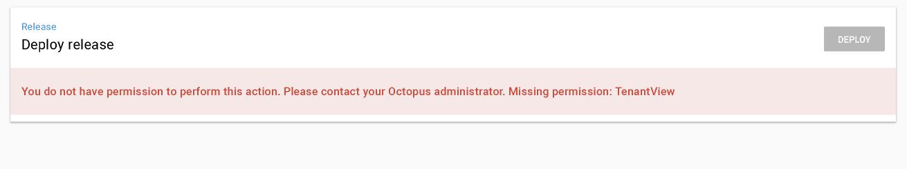 User without TenantView permission cannot view Project Setting page and deploy even the project ...