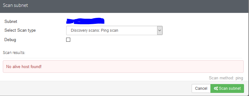 Running manual scan from agent not working · Issue #1619 · phpipam/phpipam · GitHub