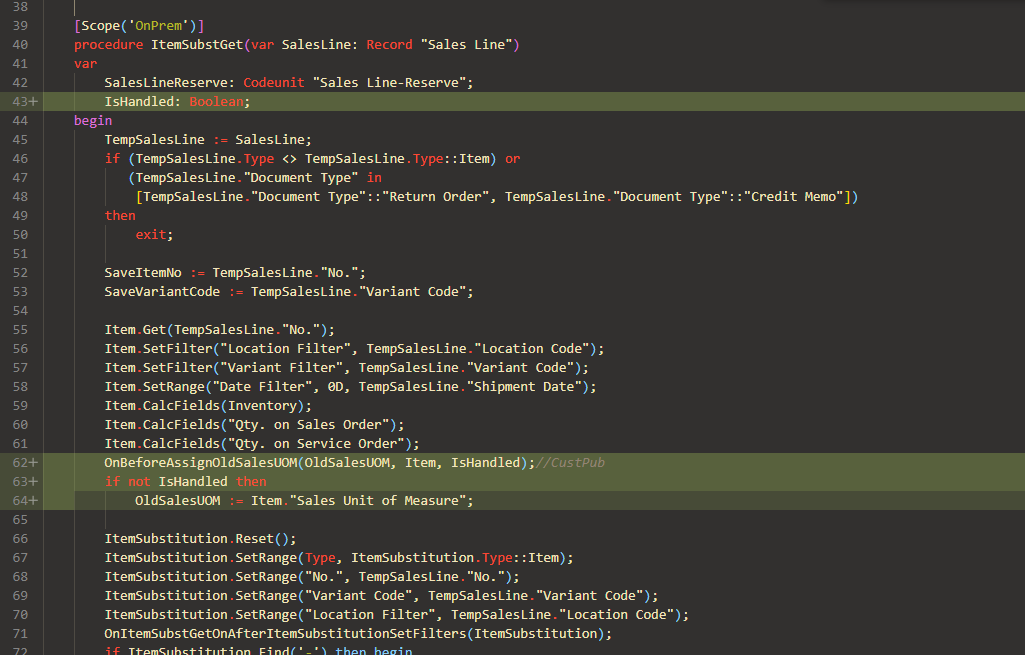 [Event Request] codeunit 5701 "Item Subst." - ItemSubstGet · Issue #15685 · microsoft ...