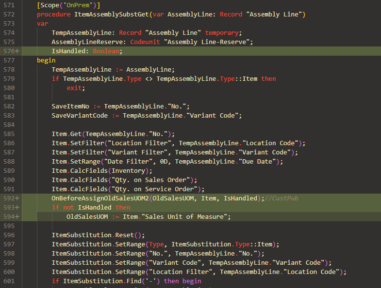 [Event Request] codeunit 5701 "Item Subst." - ItemAssemblySubstGet · Issue #15688 · microsoft ...