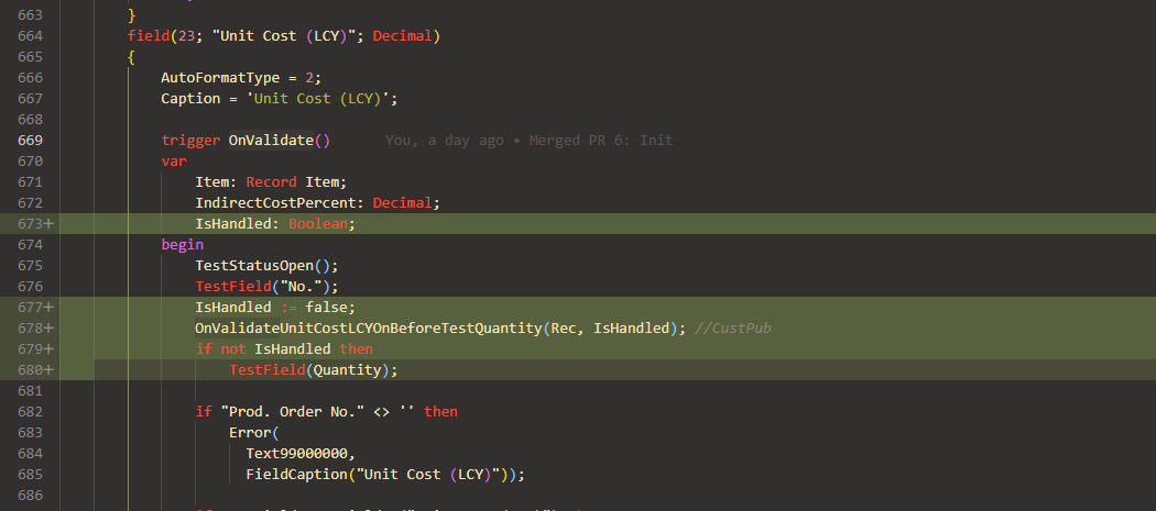 [Event Request] table 39 "Purchase Line" - "Unit Cost (LCY)" -> OnValidate · Issue #15692 ...