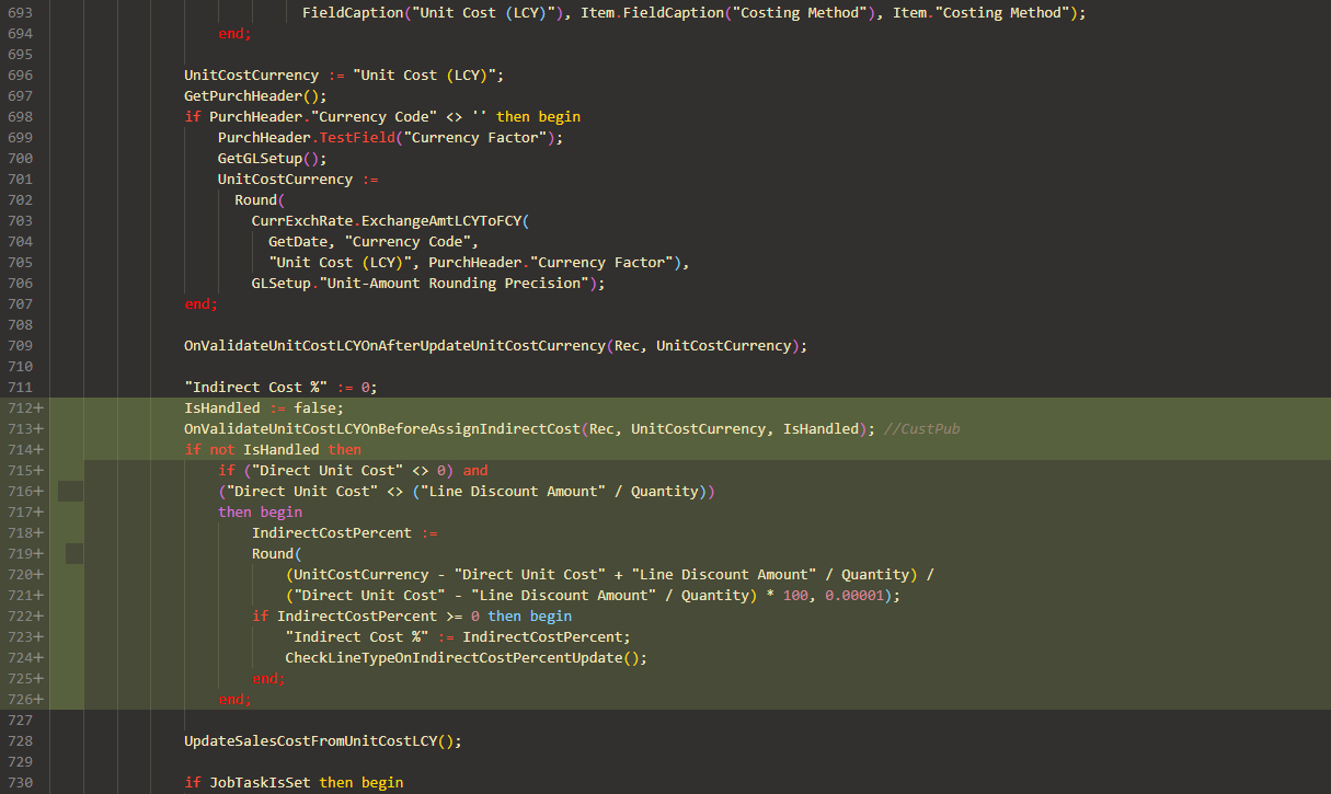 [Event Request] table 39 "Purchase Line" - "Unit Cost (LCY)" -> OnValidate · Issue #15692 ...