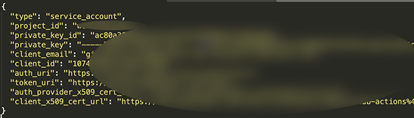 Encoding the key properly · Issue #169 · google-github-actions/setup-gcloud · GitHub