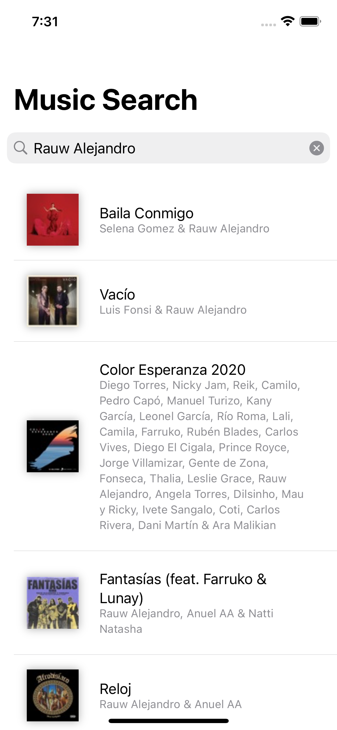 GitHub - zmpato/AppleMusicApiSearchApp: In this app I used Apple Music ...