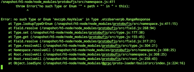 pkg was pack success, but crash in use pack file, error for 'etcd3 rpc.proto' file path · Issue ...