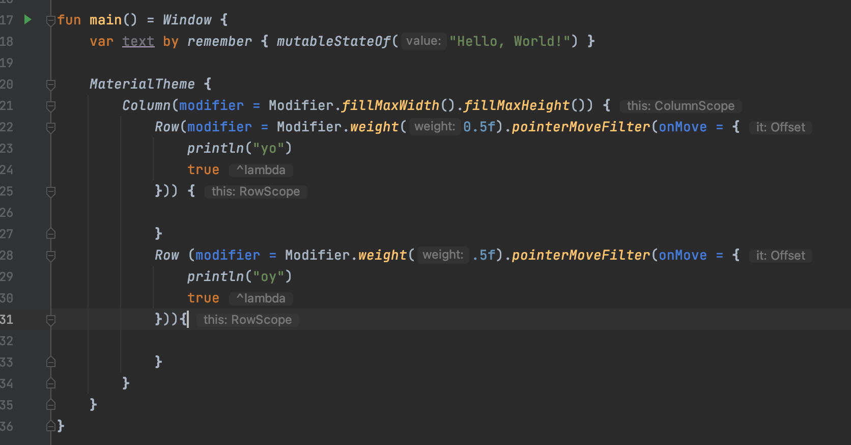 Modifier.pointerMoveFliter(onMove = {...}) does not called in nested composables · Issue #492 ...