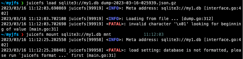 Encrypted file system, files exported through metadata automatic backup cannot be restored ...