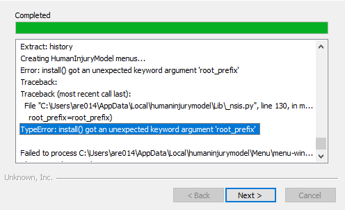 install() got an unexpected keyword argument 'root_prefix' · Issue #480 · conda/constructor · GitHub