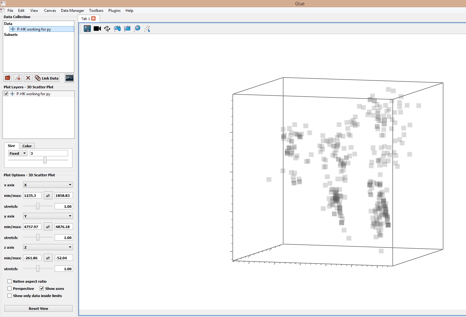 Bug with point visibility in 3D scatter plots · Issue #1478 · glue-viz ...