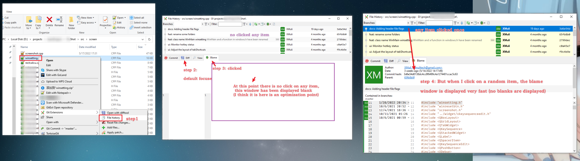 Using the `git blame` function can be very slow · Issue #10020 · gitextensions/gitextensions ...