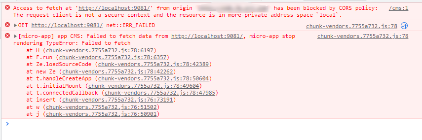 子应用资源加载跨域，按照文档配置了子应用nginx允许跨域没起作用 · Issue #125 · jd-opensource/micro-app · GitHub