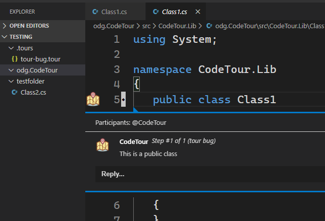 Folder content disappears when adding a step · Issue #62 · microsoft/codetour · GitHub