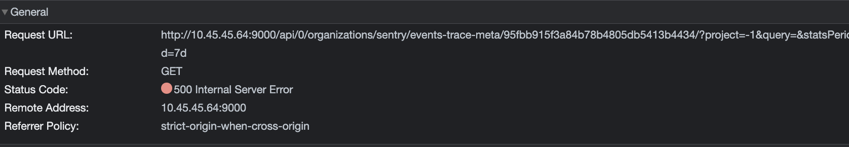 Cannot see trace details · Issue #51512 · getsentry/sentry · GitHub