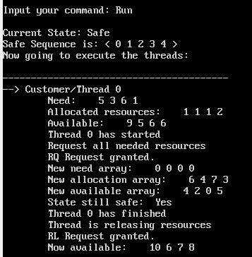 GitHub - dannirs/Bankers-Algorithm: A multi-threaded program that implements the banker's ...