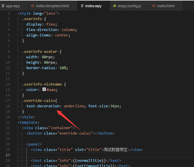 wepy-web默认样式覆盖问题 · Issue #1645 · Tencent/wepy · GitHub