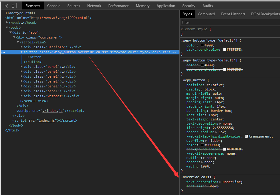wepy-web默认样式覆盖问题 · Issue #1645 · Tencent/wepy · GitHub