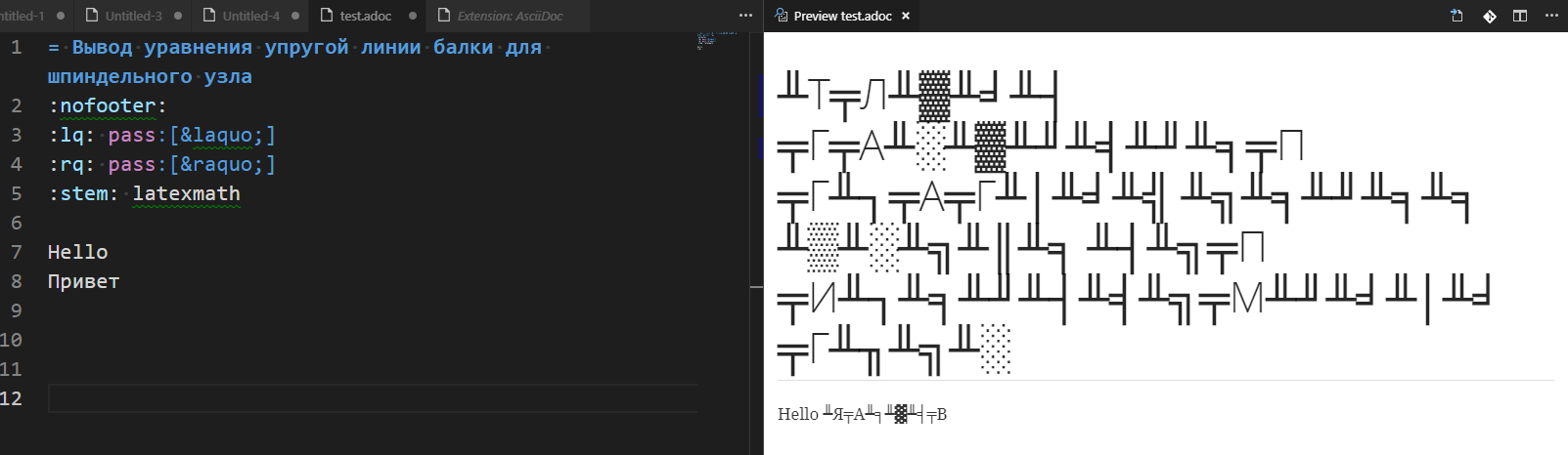 Mojibake unstead of cyrillic · Issue #175 · asciidoctor/asciidoctor-vscode · GitHub