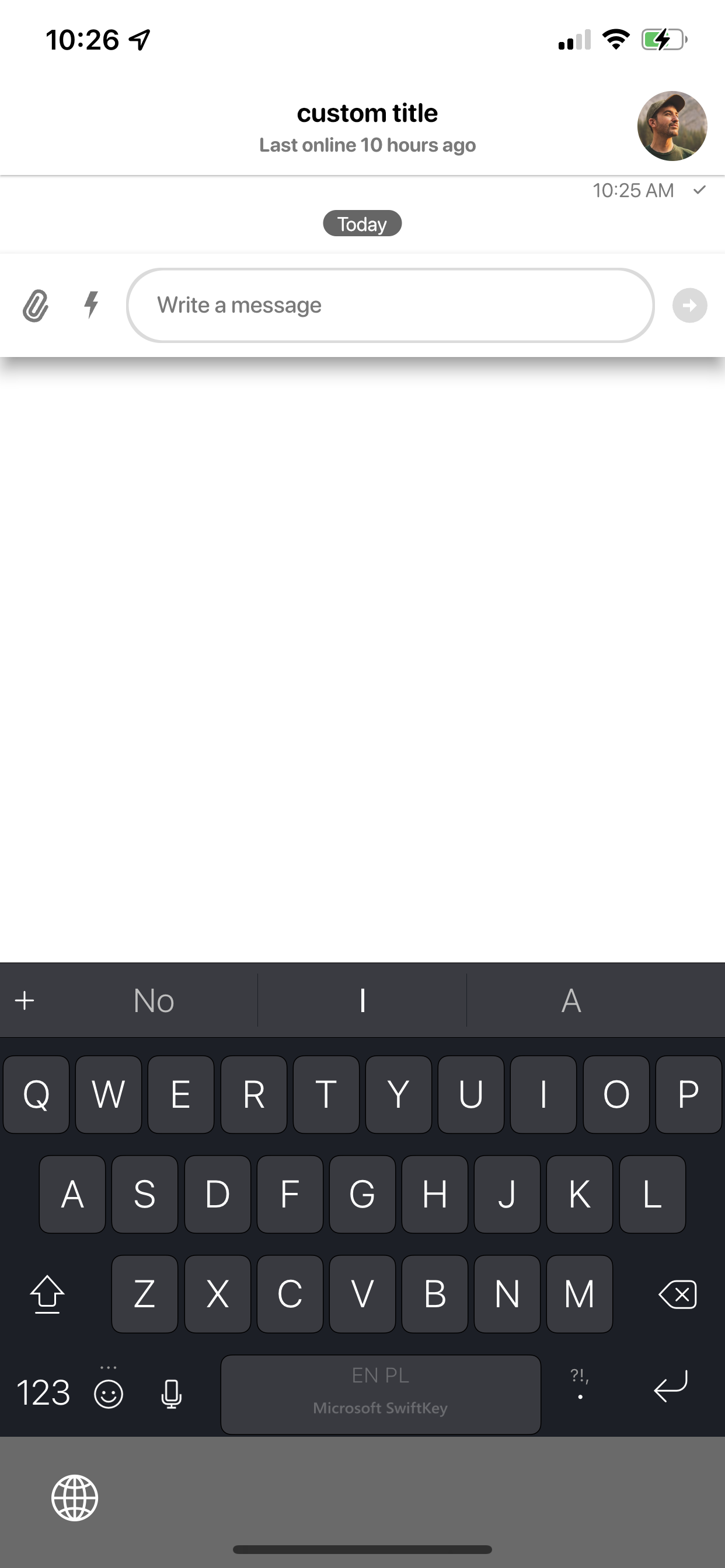 When keyboard shown the message input moves too high and obscures the message feed. · Issue #740 ...