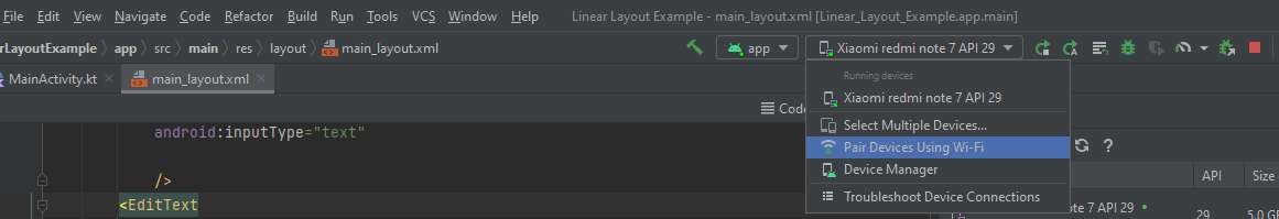 Connect via wifi with android studio to debug android apps via wifi · Issue #5034 ...