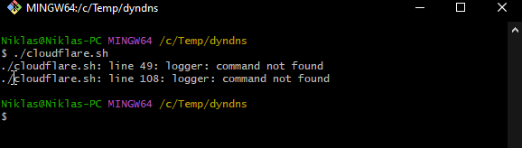 Logger Error · Issue 41 · K0p1 Gitcloudflare Ddns Updater · Github 