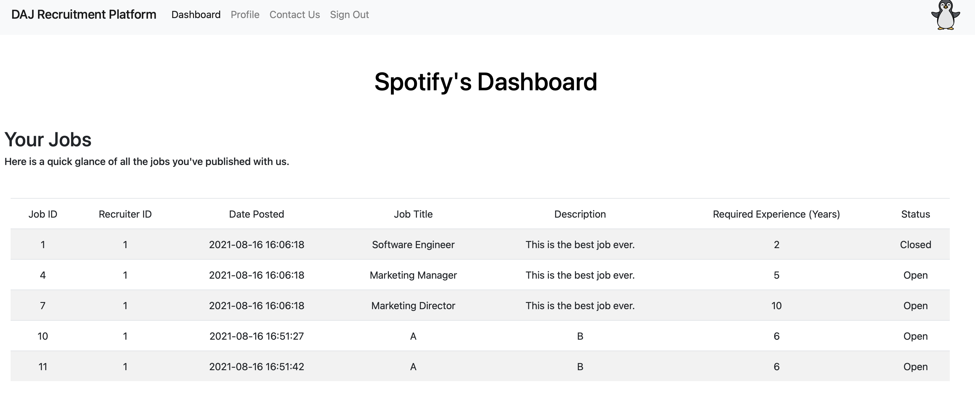 GitHub - dunyaoguz/daj_recruitment_platform: 💼 A simple platform for employers to post jobs and ...