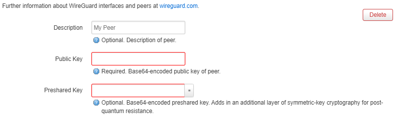 Luci App Wireguard Preshared Key Validation Broken · Issue 3075