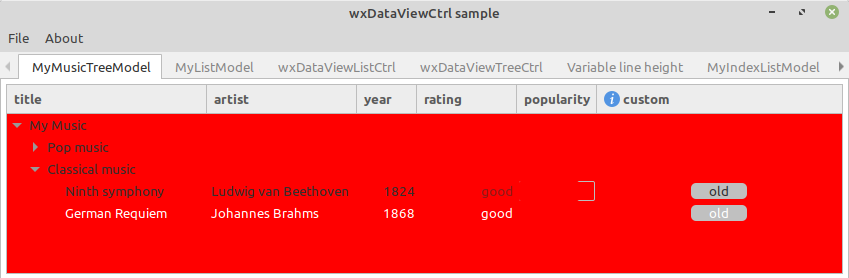 wxDataViewCtrl unusual behaviour with GTK3 · Issue #22128 · wxWidgets/wxWidgets · GitHub
