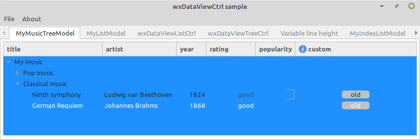 wxDataViewCtrl unusual behaviour with GTK3 · Issue #22128 · wxWidgets/wxWidgets · GitHub