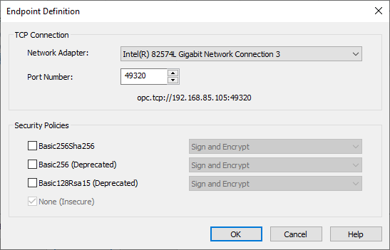 Is The Library Able To Connect A Kepserver Without Any Security Enabled But With User Name And