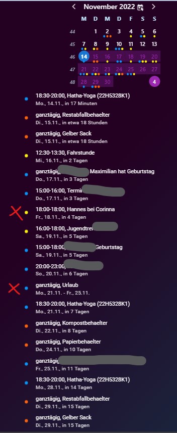 Kalender Modul zeigt in Agenda nicht alle Termine v3.0.13 · Issue #1914 · Zefau/ioBroker.jarvis ...