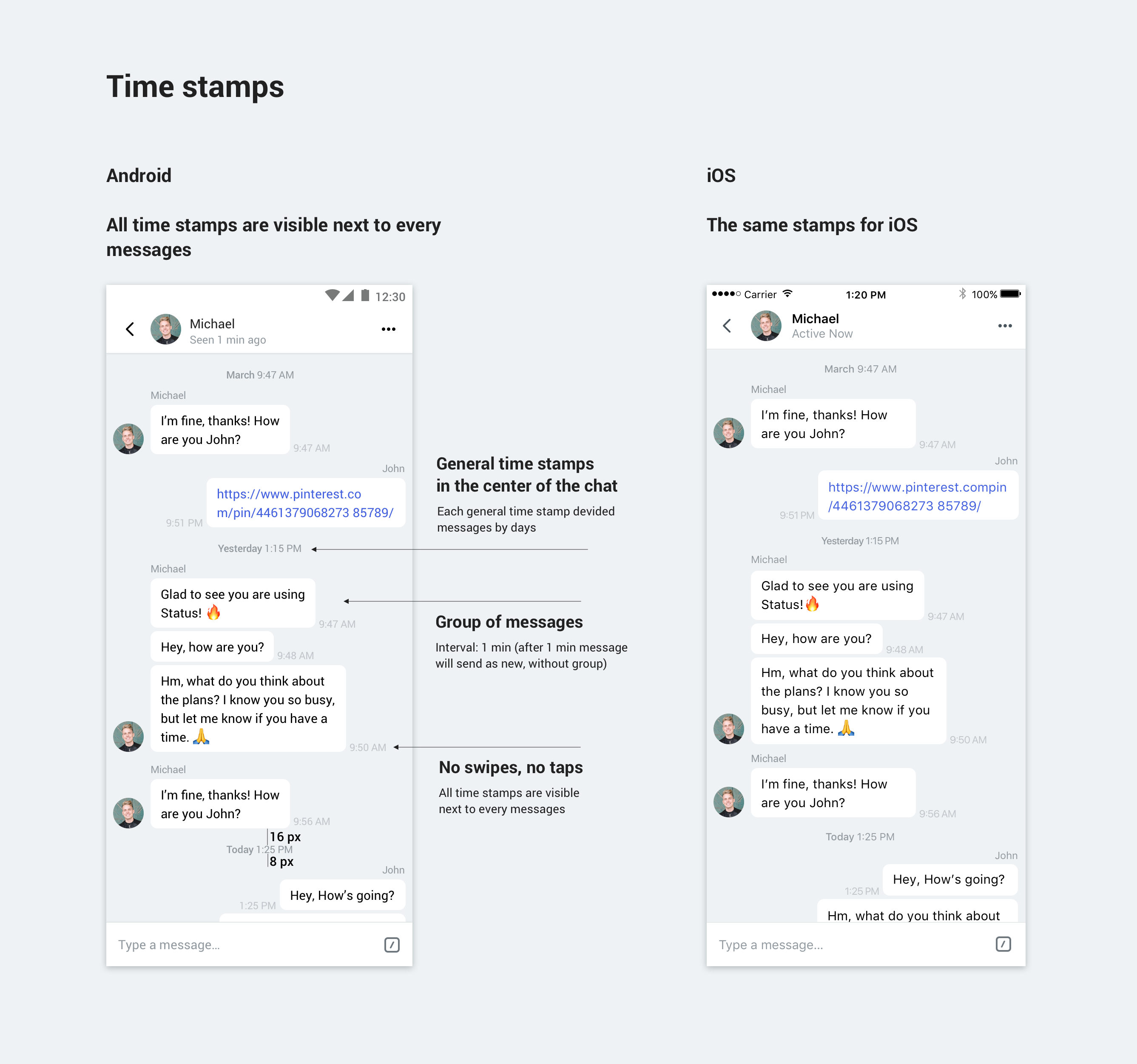 Improve timestamps in chat messages · Issue #3793 · status-im/status-mobile · GitHub