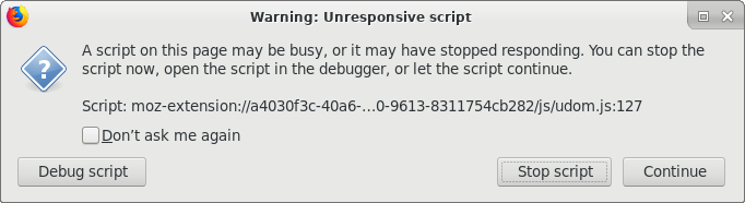 [Minor] Hangs when many elements were blocked · Issue #3274 · gorhill ...