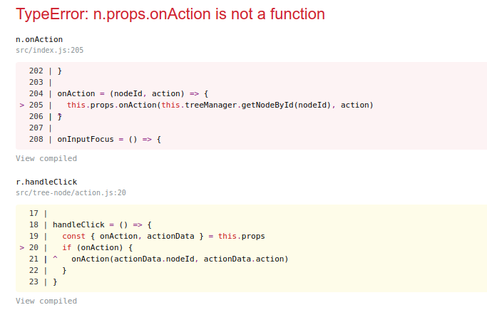 Typeerror N Props Onaction Is Not A Function · Issue 380 · Dowjones React Dropdown Tree Select