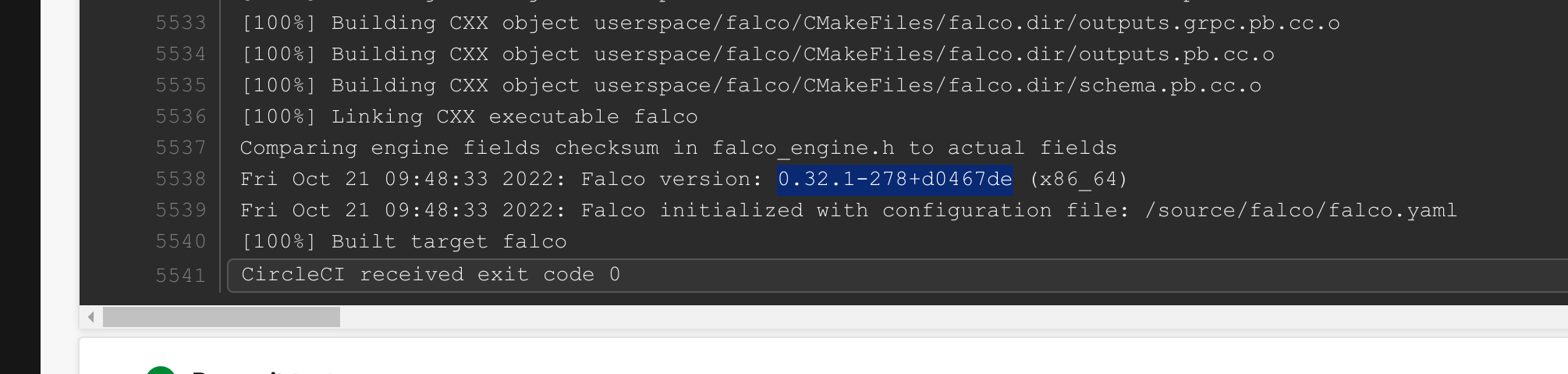 build: broken versioning of dev packages · Issue #2270 · falcosecurity/falco · GitHub