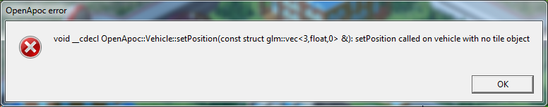 Setposition Called On Vehicle With No Tile Object Crash · Issue 1109 · Openapocopenapoc · Github 