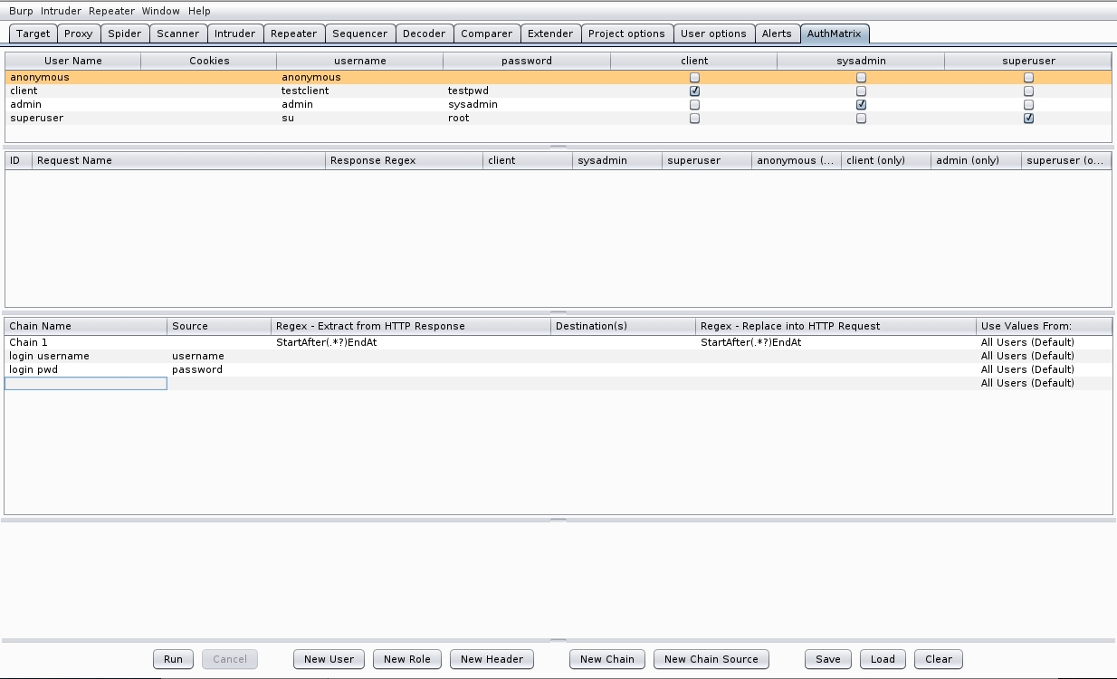 need clear instructions on how to use chains & "Enabled" column in chain section missing in ...